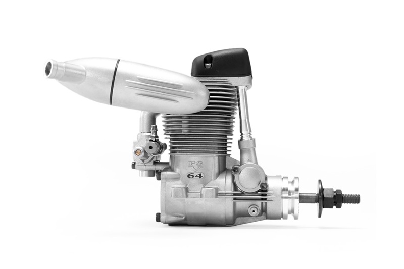 OS FS-64V (61T) W/F-4050 Four stroke Glow Engine OS3AY00, Model Shop Leeds